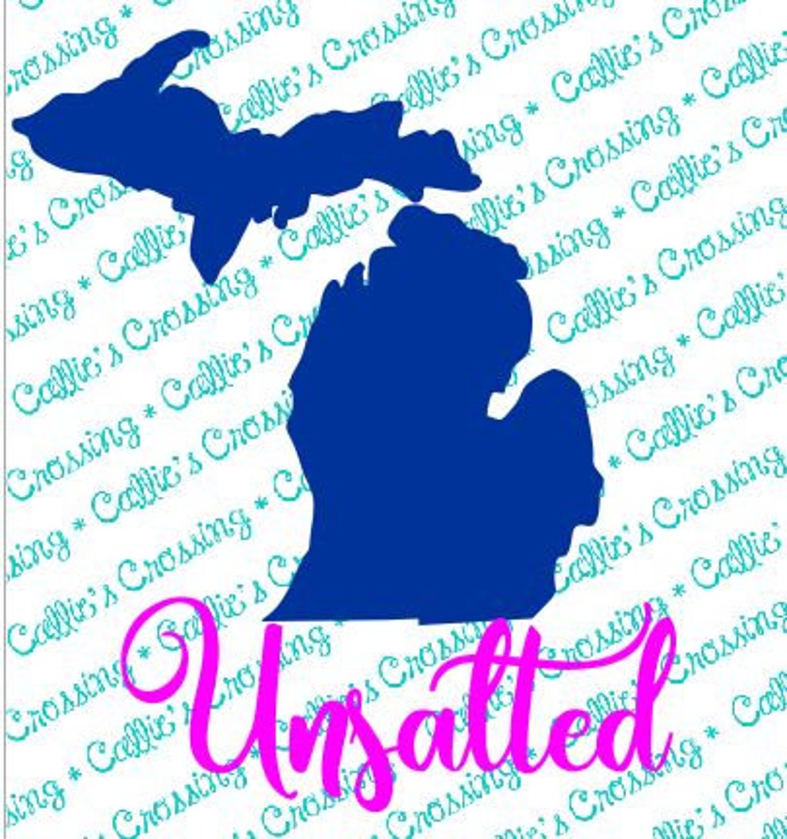 Unsalted Michigan SVG file Unsalted Michigan Cutting File | Etsy