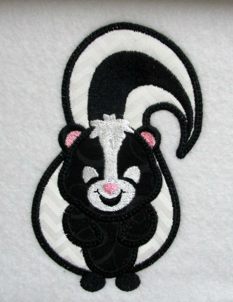 Skunk Embroidery Design Machine Embroidery Design Applique - Etsy
