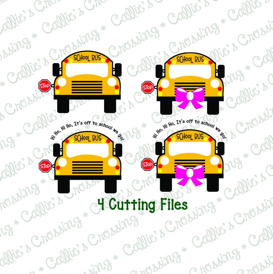 School Bus SVG Cutting File, School Bus Svgs, School Bus Cut Files ...