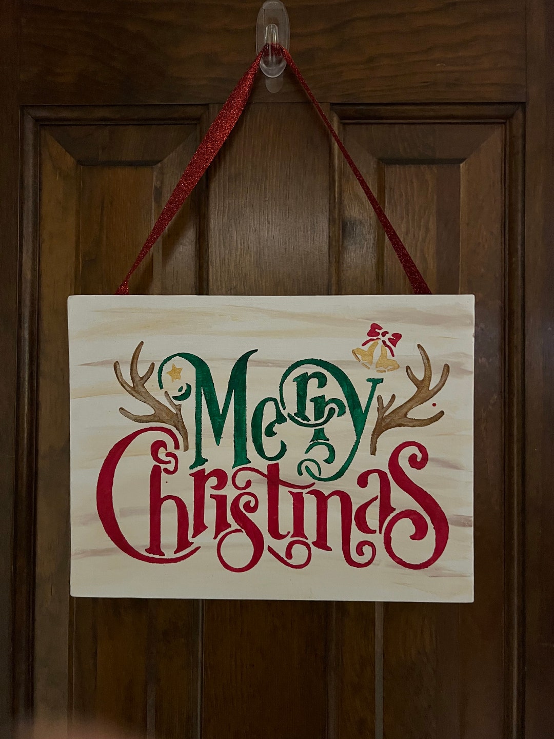 Merry Christmas Wall Sign - Etsy