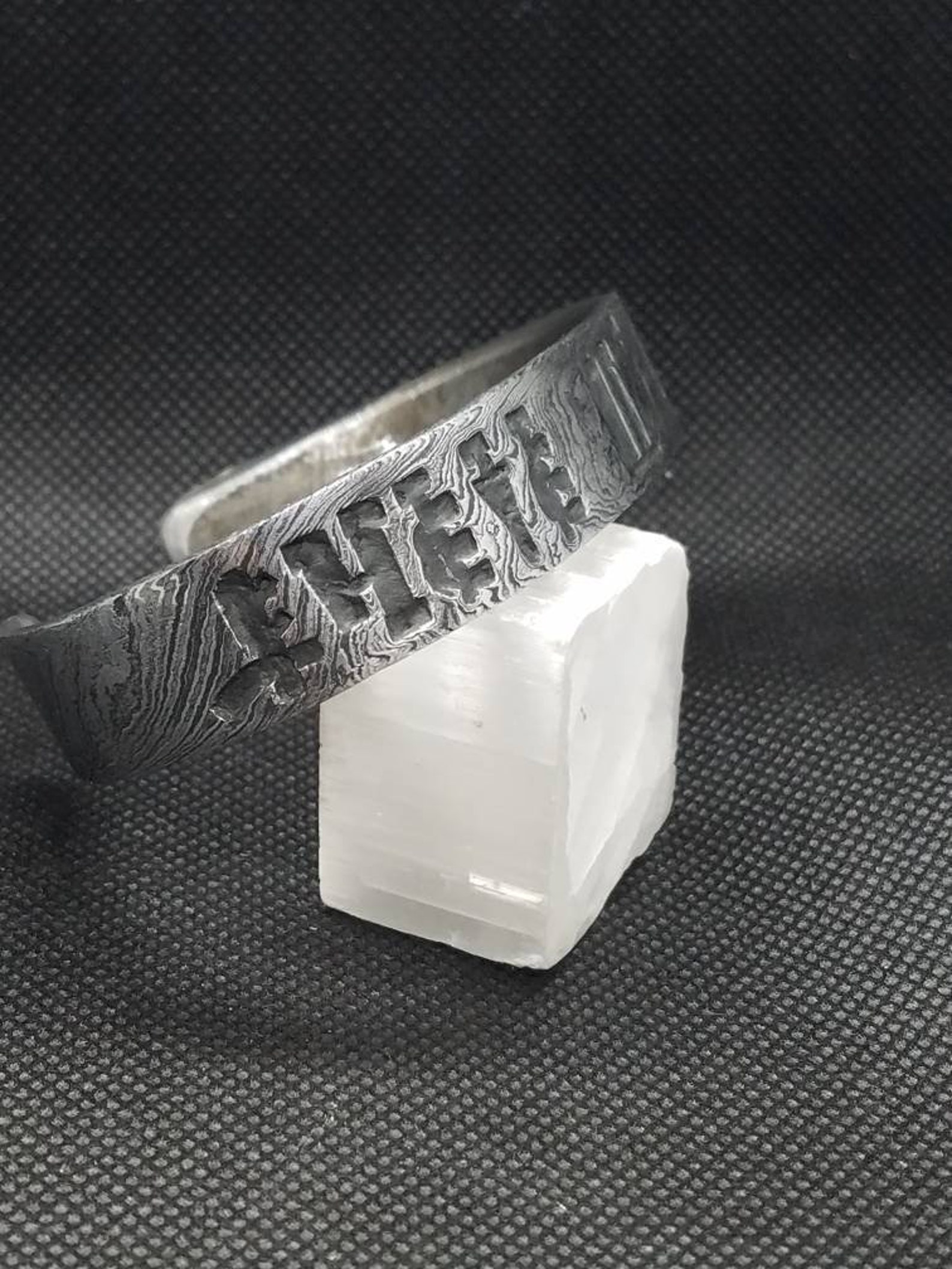 Hand Forged beskar Damascus Steel | Etsy