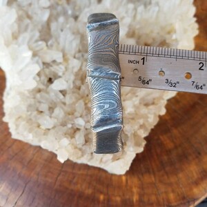 Beautiful Hand Forged Damascus Steel bamboo Cuff - Etsy