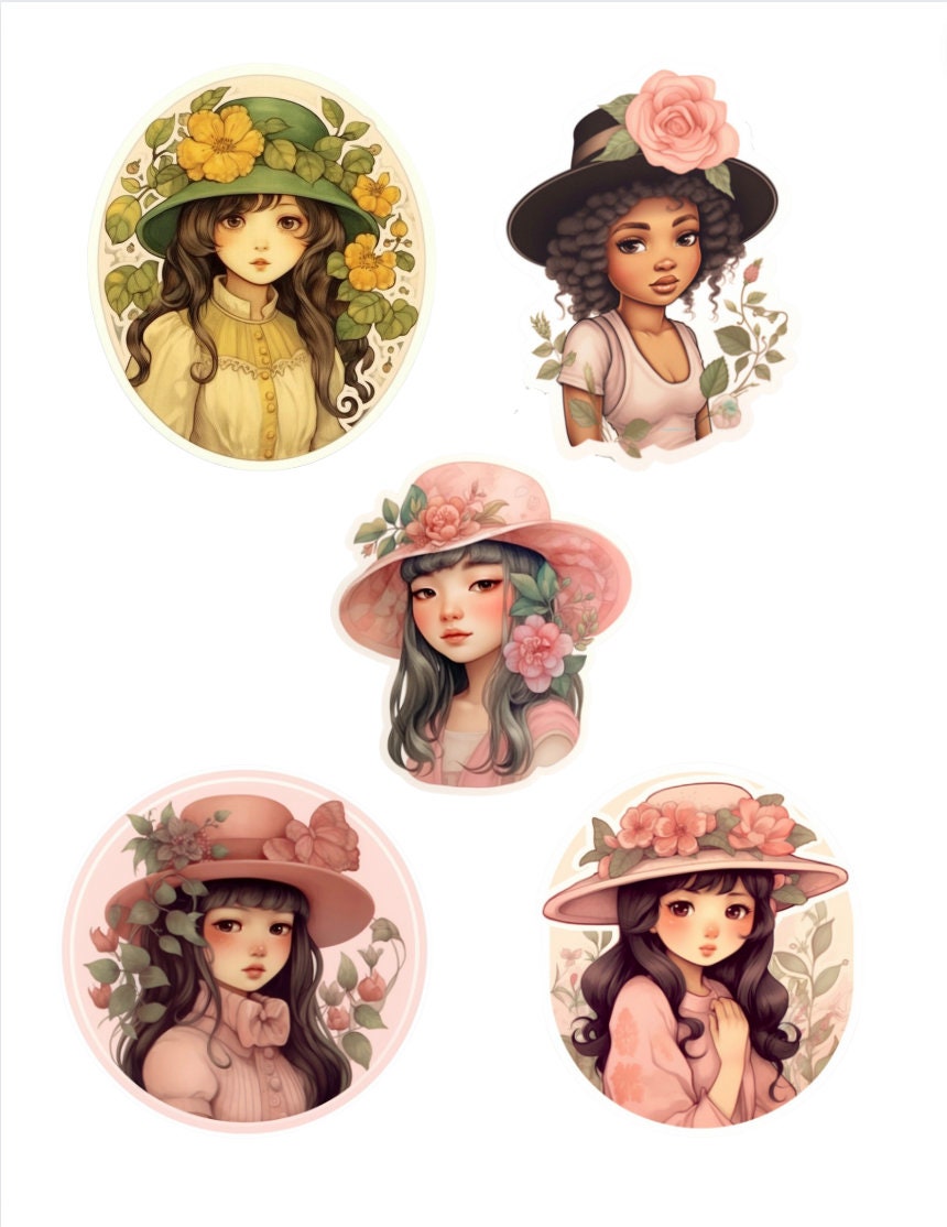 Cut and Collage Cottage Core Cuties Fussy Cut Junk Journals ...