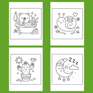 Bold and Simple Art Coloring Book – 25 Printable Pages for All Ages ...