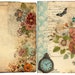 Shabby Ephemeral Background Papers: Vintage Collage Sheets (digital PDF ...