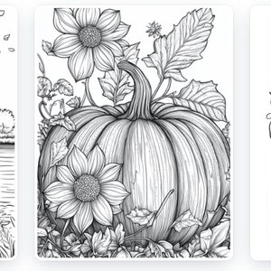 32 Beautiful Fall Autumn Coloring Pages | Fall Coloring Pages ...