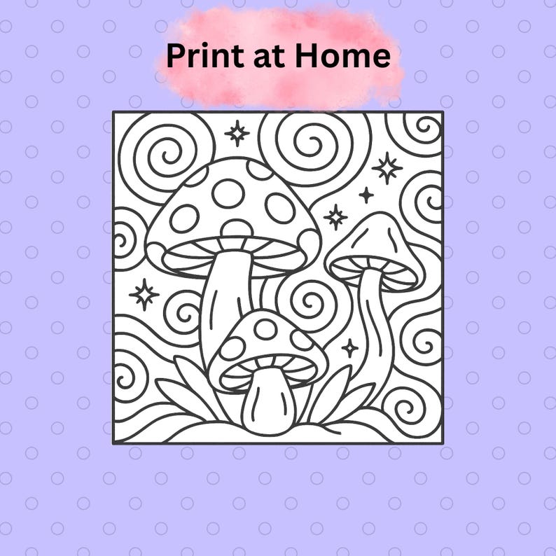 Psychedelic Coloring Book: Trippy Designs for Adults (PDF) - Etsy