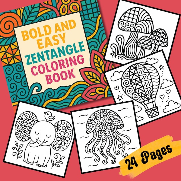 Zentangle Art Easy - Etsy