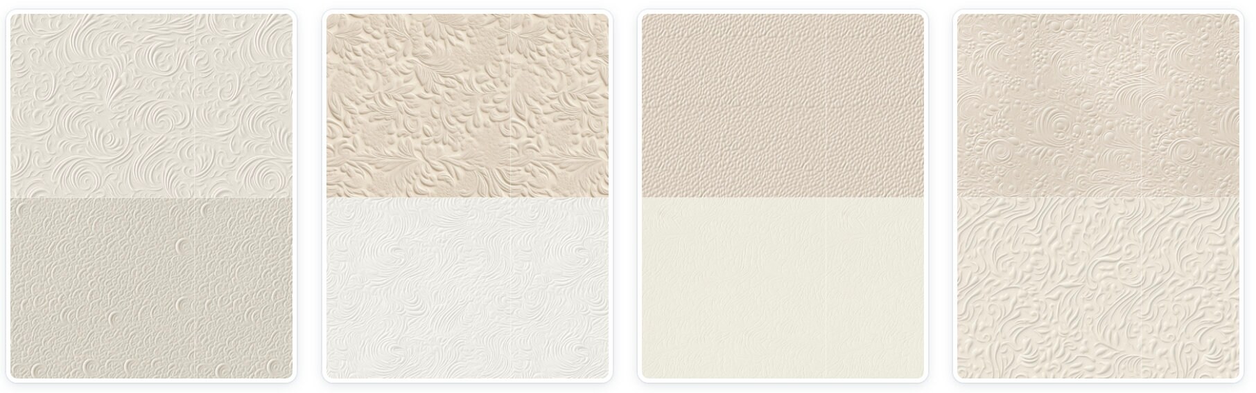 Ivory Embossed Paper: Vintage Scrapbook & Junk Journal (PDF Download ...