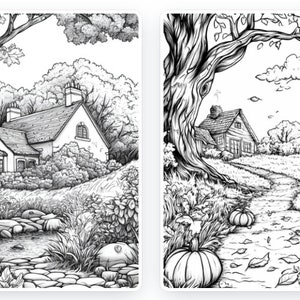 32 Beautiful Fall Autumn Coloring Pages | Fall Coloring Pages ...
