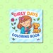 Cute Girl Adventure Coloring Book for Kids | Kawaii Coloring Pages ...
