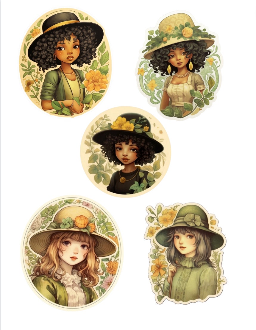 Cut and Collage Cottage Core Cuties Fussy Cut Junk Journals ...