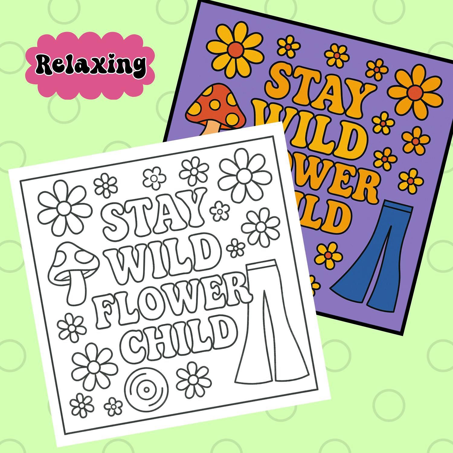Peace, Love and Groovy Times Coloring Book – 1970s Retro Printable ...