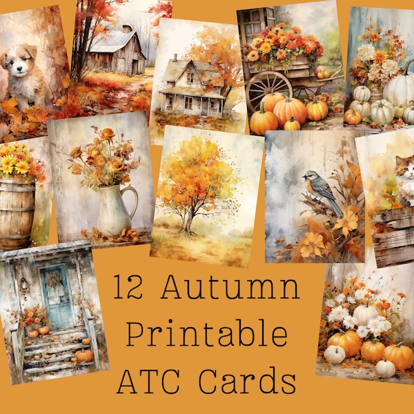 Fall Watercolor - Etsy