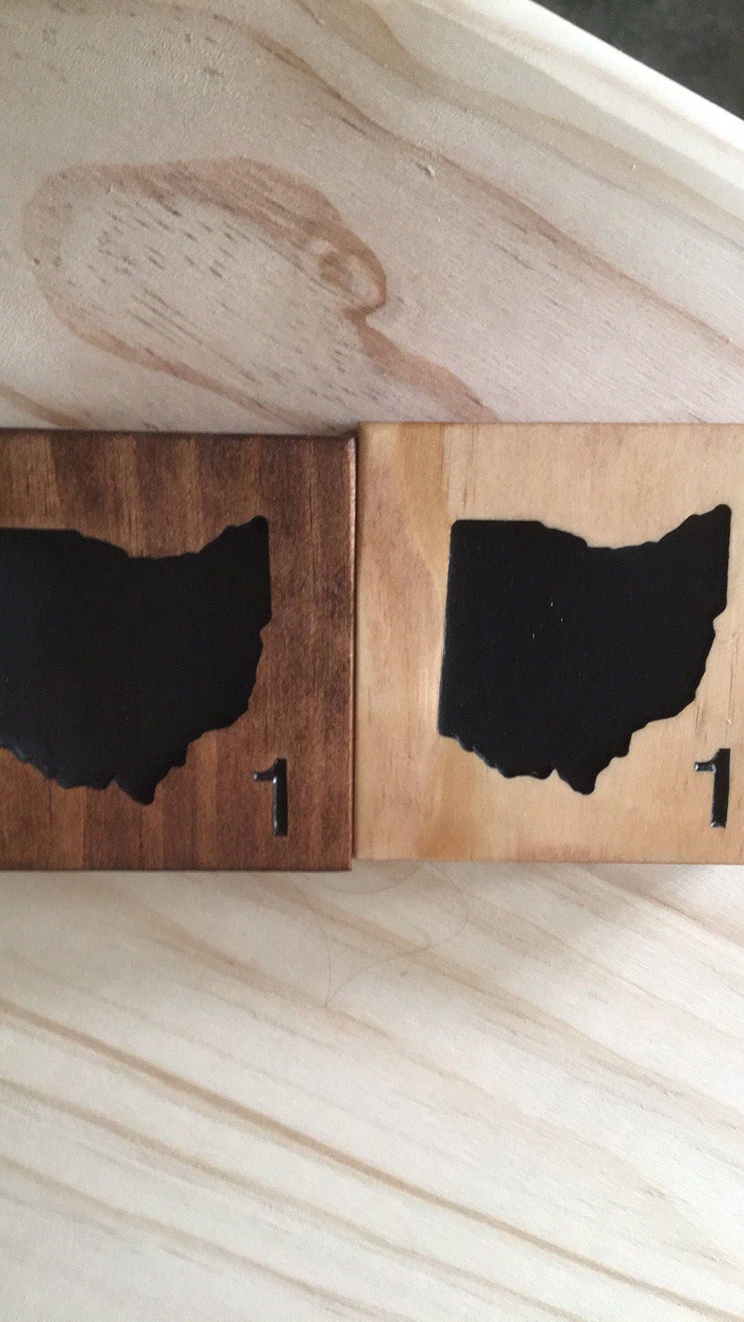 Carved Wood Scrabble Tiles Large Scrabble Tiles 5 X 5 Tiles - Etsy