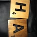 Small Scrabble Tiles Large Letter Tiles Carved - Etsy