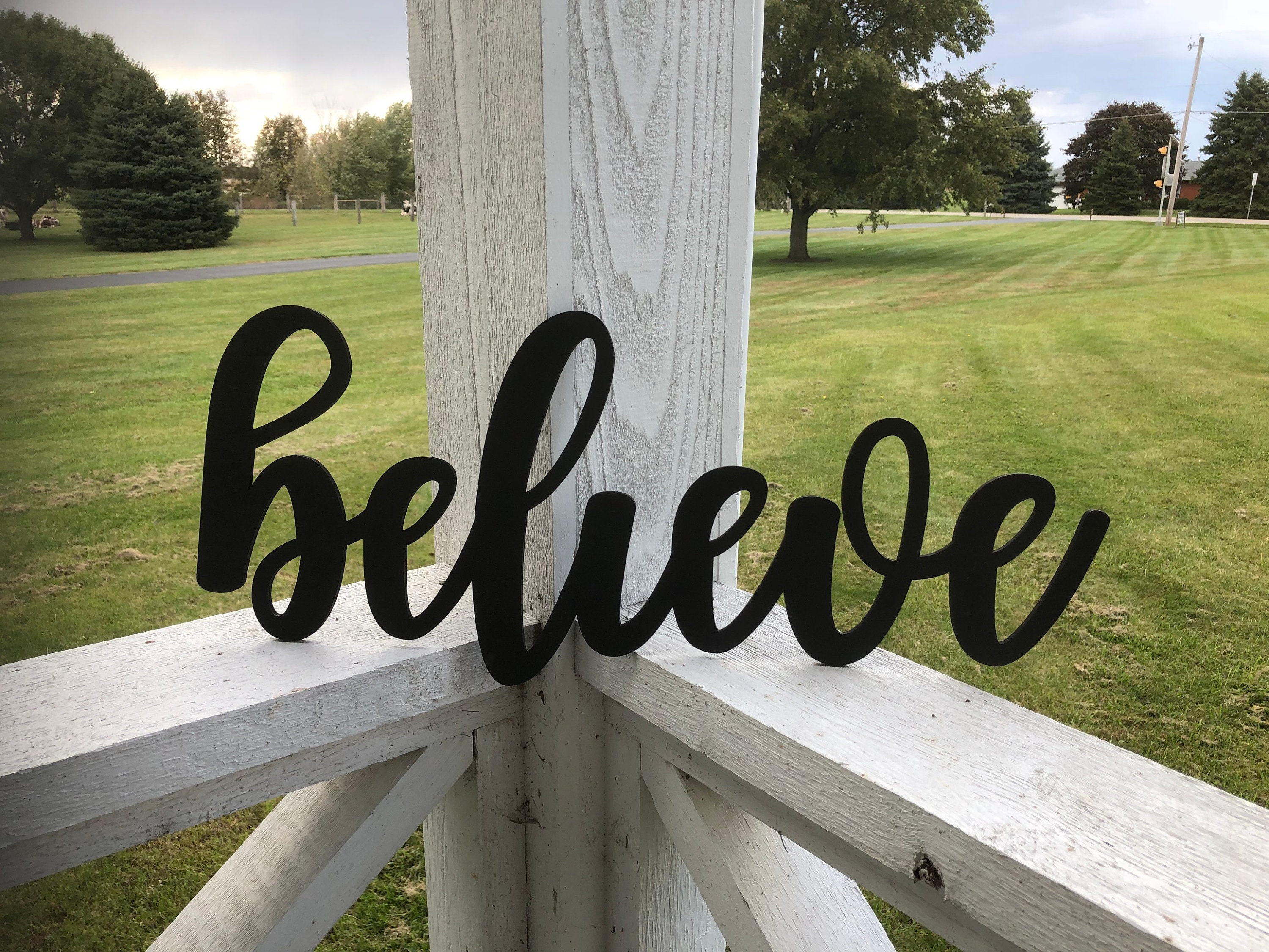 Creer signo, madera creer signo Navidad creer envío gratis - Etsy México