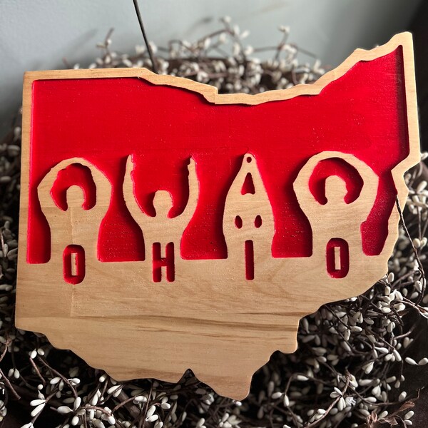 Ohio Wood Sign - Etsy