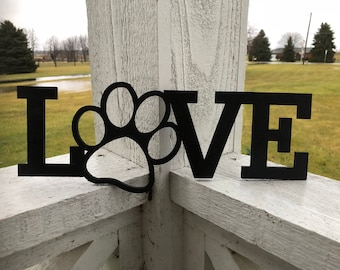 Paw Print Sign | Etsy