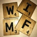 Small Scrabble Tiles Large Letter Tiles Carved - Etsy