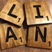 Small Scrabble Tiles Large Letter Tiles Carved - Etsy