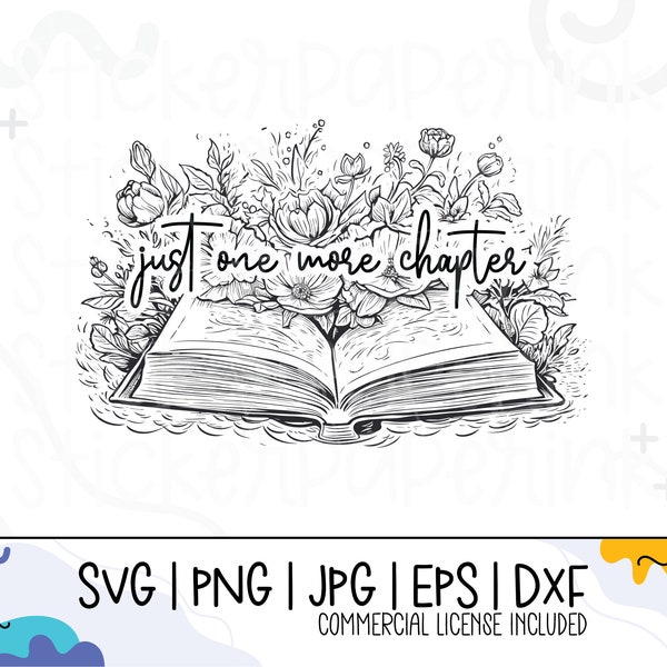 One More Chapter Svg - Etsy