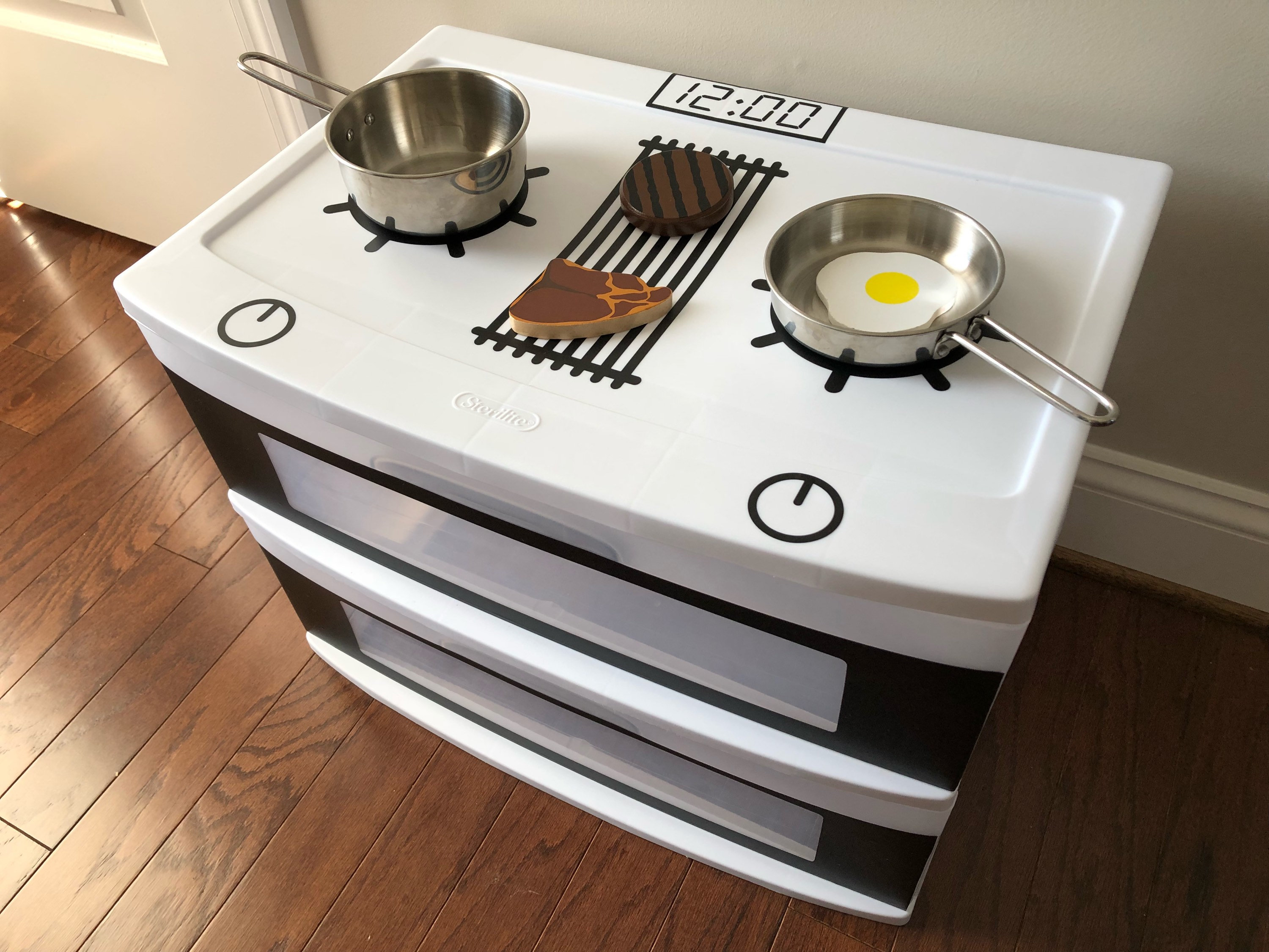 DIY Toy Stove Svg | Toy Stove | Storage Container Stove | Kid Stove ...