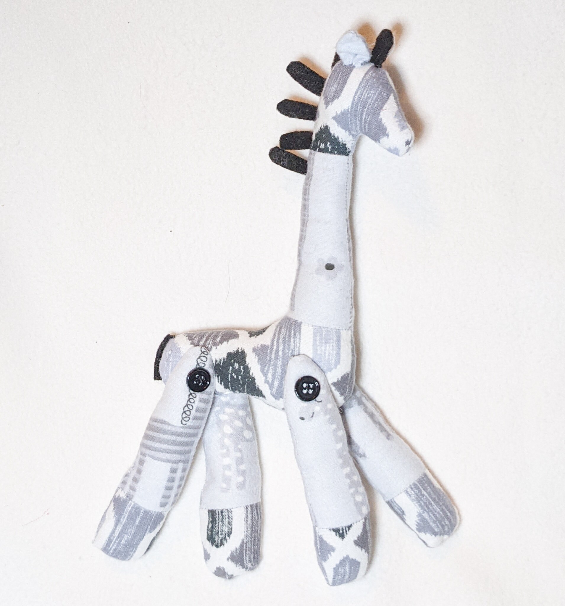 Modern Gender Neutral Gray Giraffe Baby Blanket and Shelf Sitter - Etsy