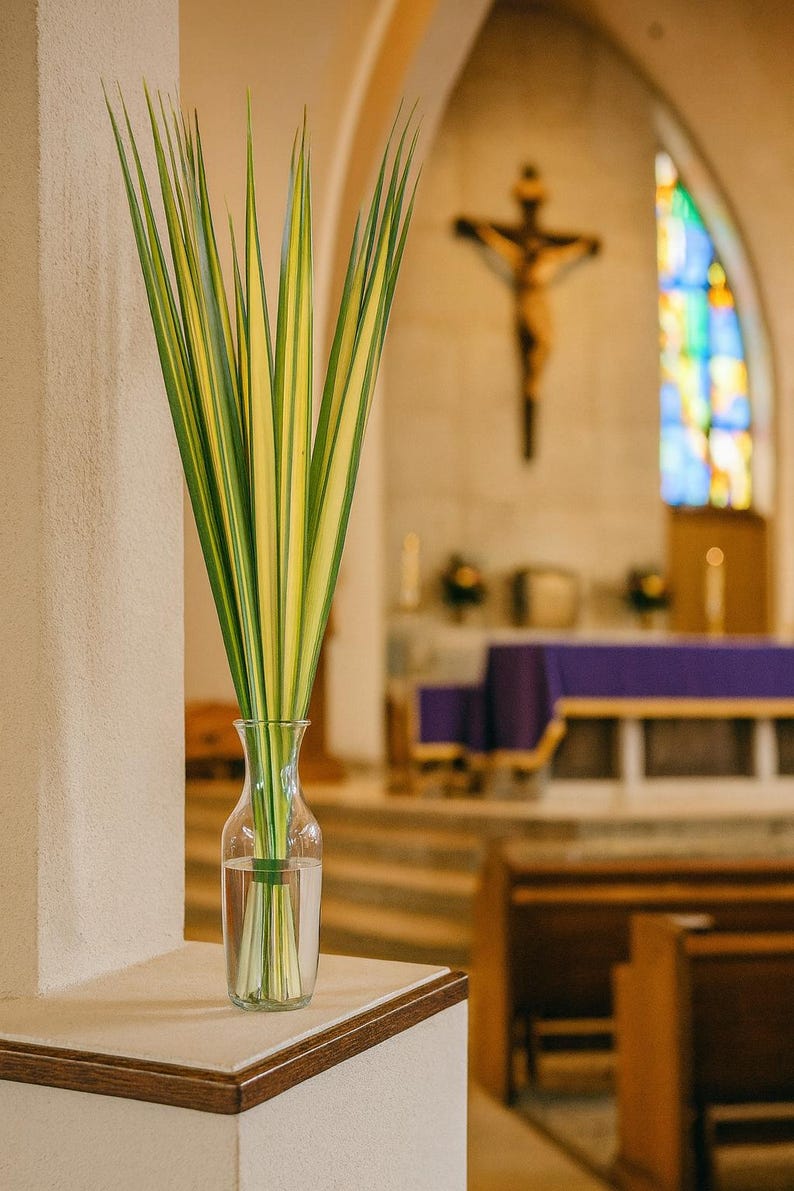 Fresh Palm Strips for Palm Sunday. Church Palm Strips for Palm Sunday ...