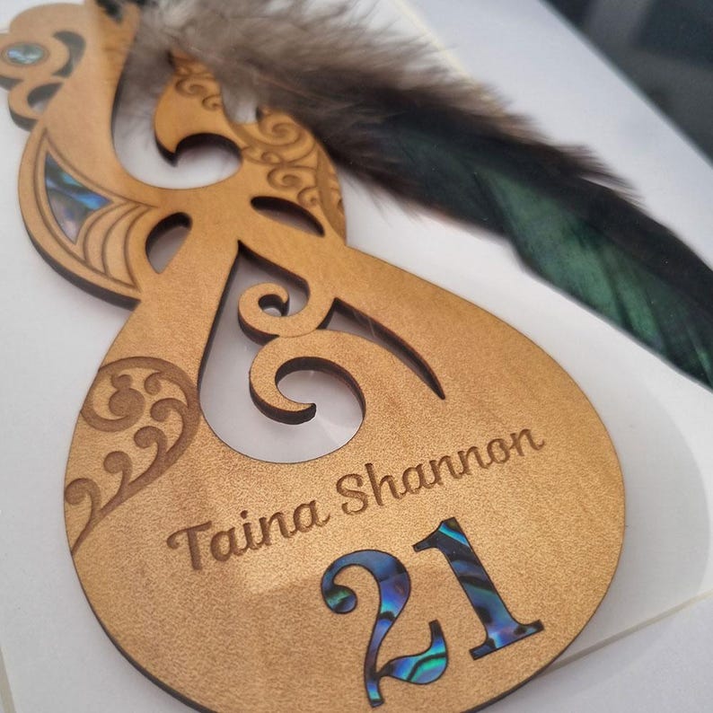 Maori Manaia Pounamu - 21st Birthday Key Alternative | 18th, 50th or ...