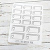 Set of 12 Monthly Budget Planner Stickers Happy Planner Christmas Gift ...