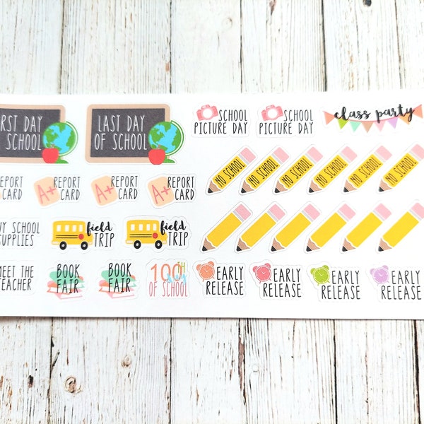 Student Planner Stickers - Etsy