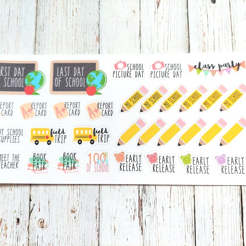 College Planner Stickers - Etsy