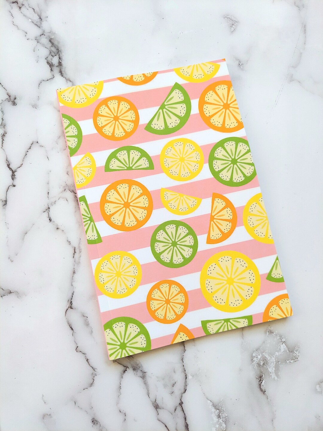 RETIRING/FINAL SALE | Citrus Slices Notebook - Lined Notebook - 100 ...