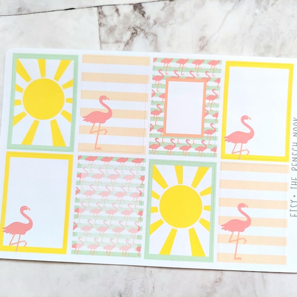 Flamingo Planner - Etsy