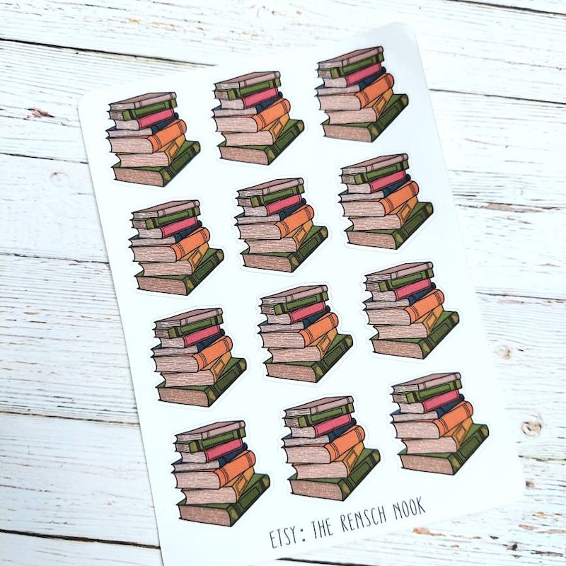 Fall Book Stack - Etsy