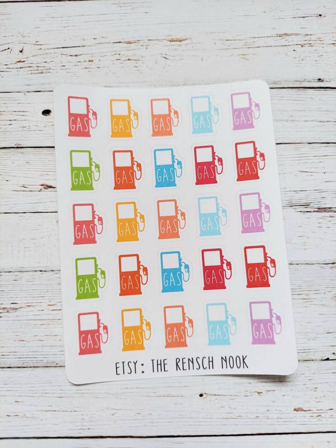 Gas Planner Stickers - 0164 - Budget - Car Maintenance - Happy Planner ...