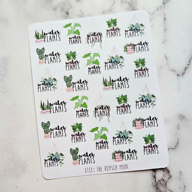 Plant Stickers - Etsy
