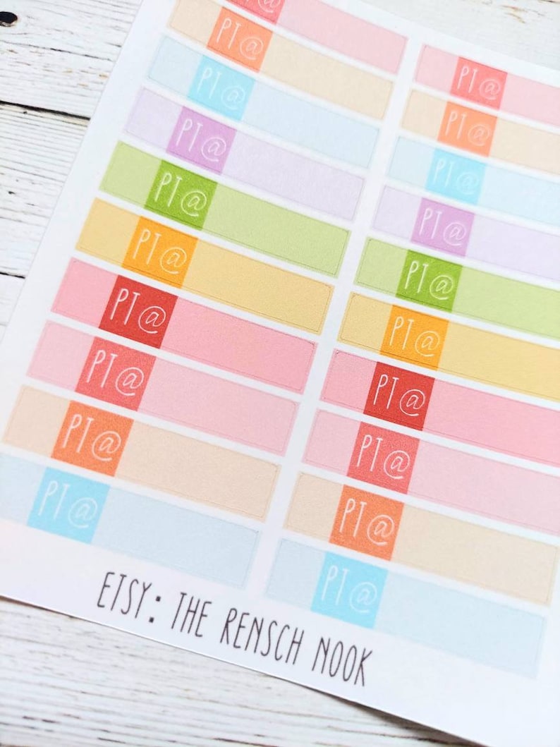 Physical Therapy Checklist Planner Stickers Appointment - Etsy