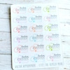 Set of 12 Monthly Budget Planner Stickers Happy Planner Christmas Gift ...