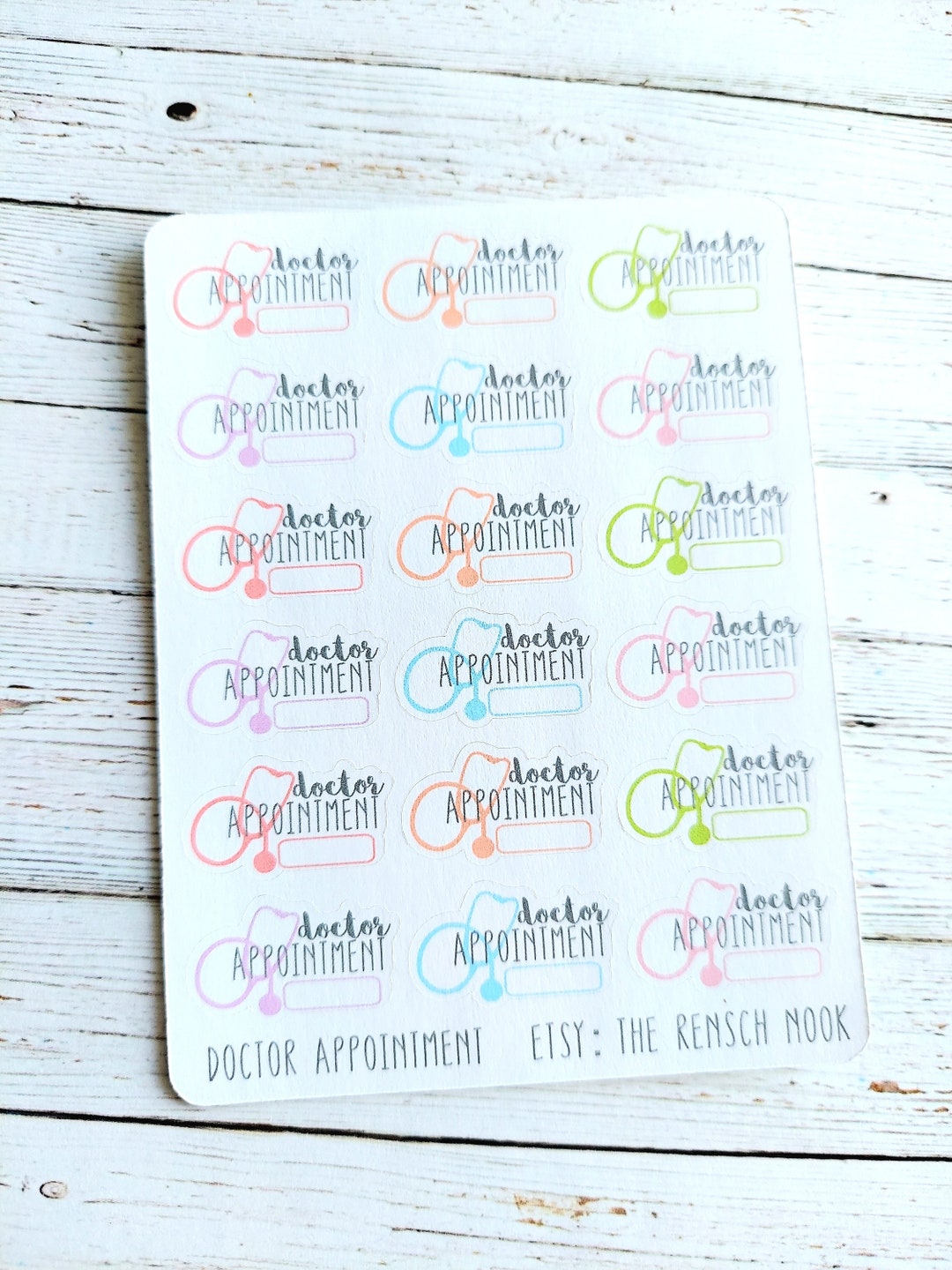 Doctor Appointment Planner Stickers - 0087 - Happy Planner - Gift ...