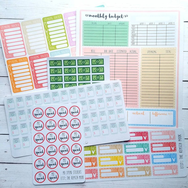 Finance Stickers - Etsy