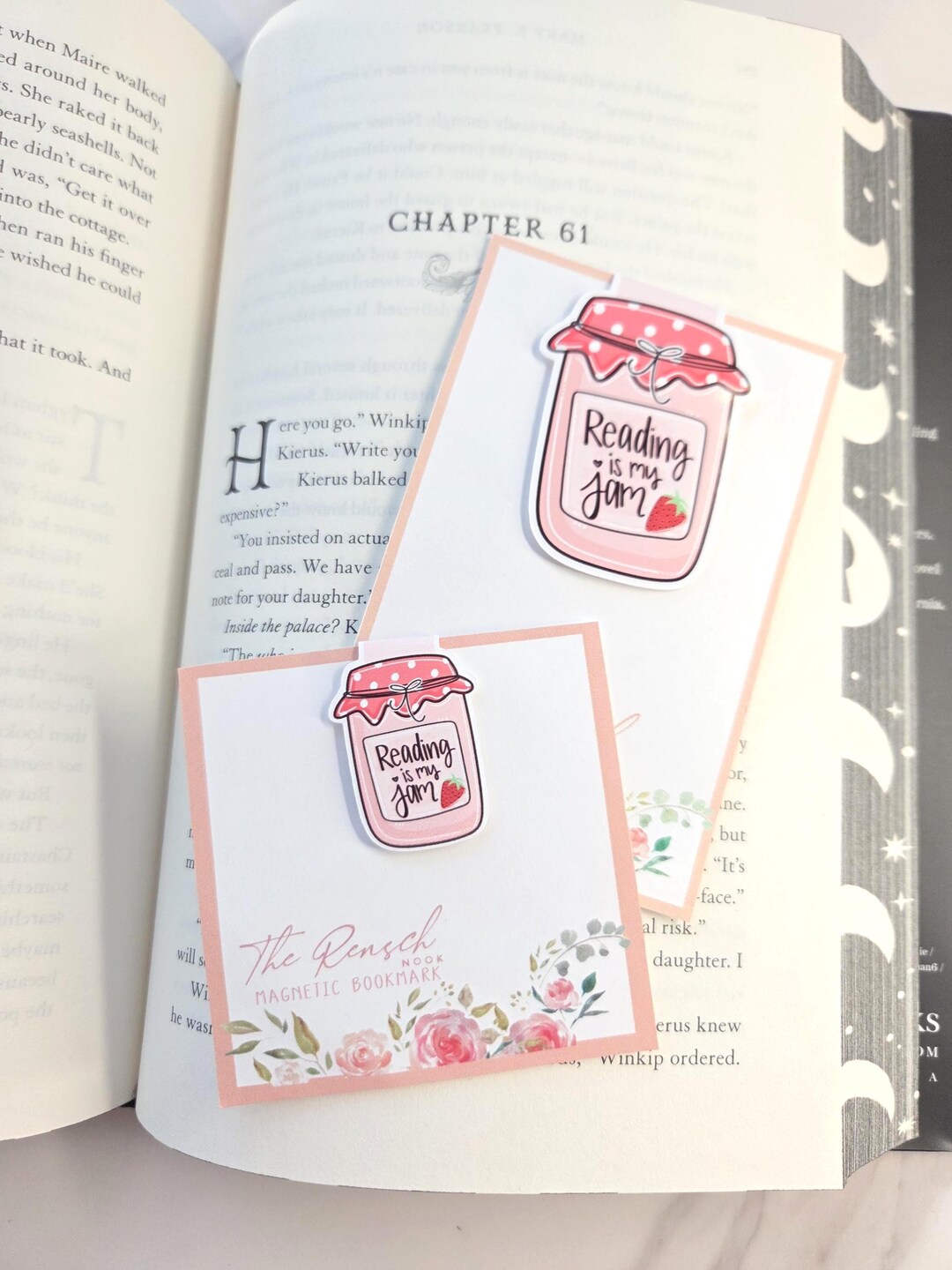 Reading is My Jam Magnetic Bookmark - Book Lover Gift - Etsy