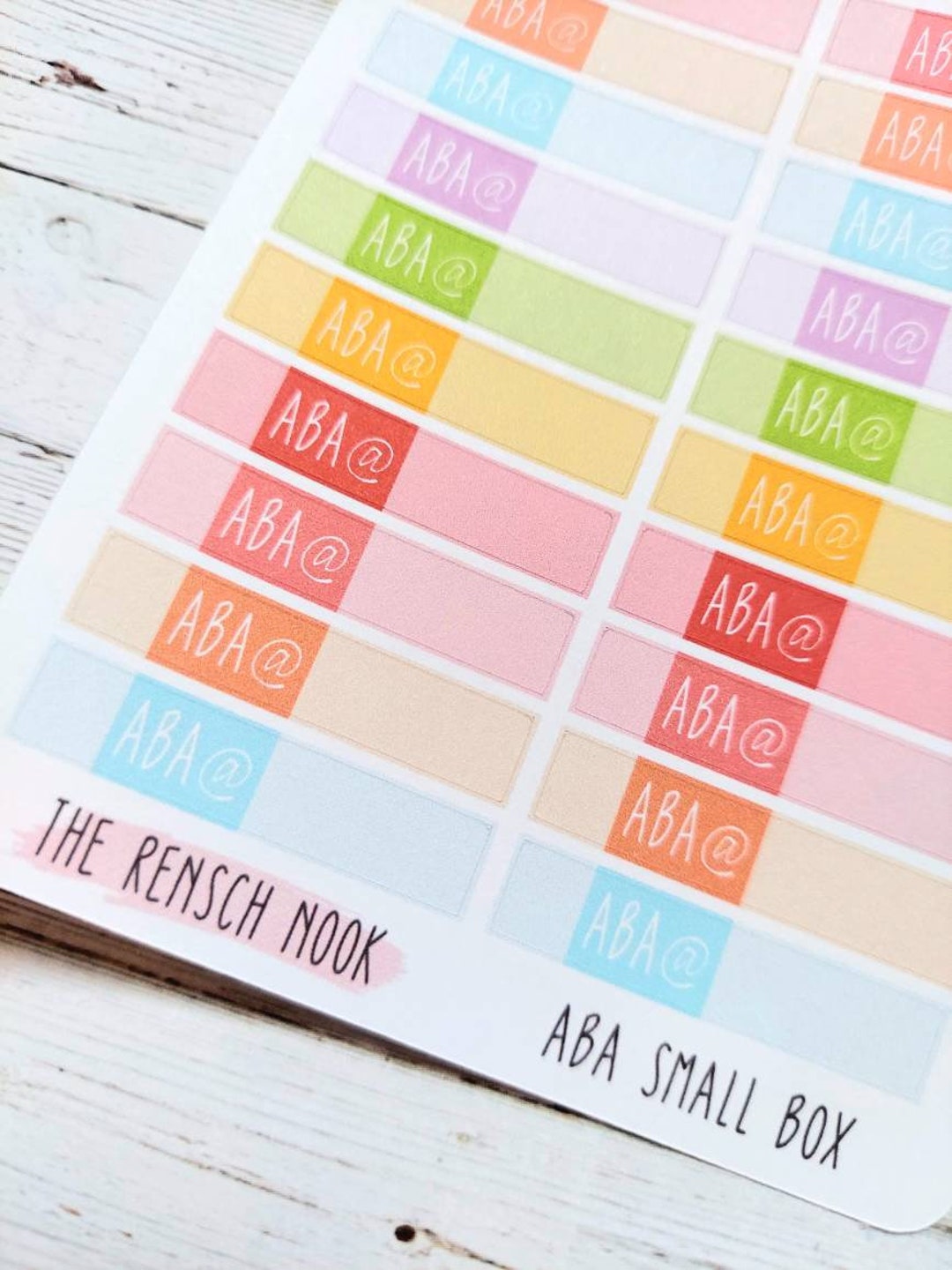 ABA Therapy Checklist Planner Stickers - 0161 - Appointment - Happy ...