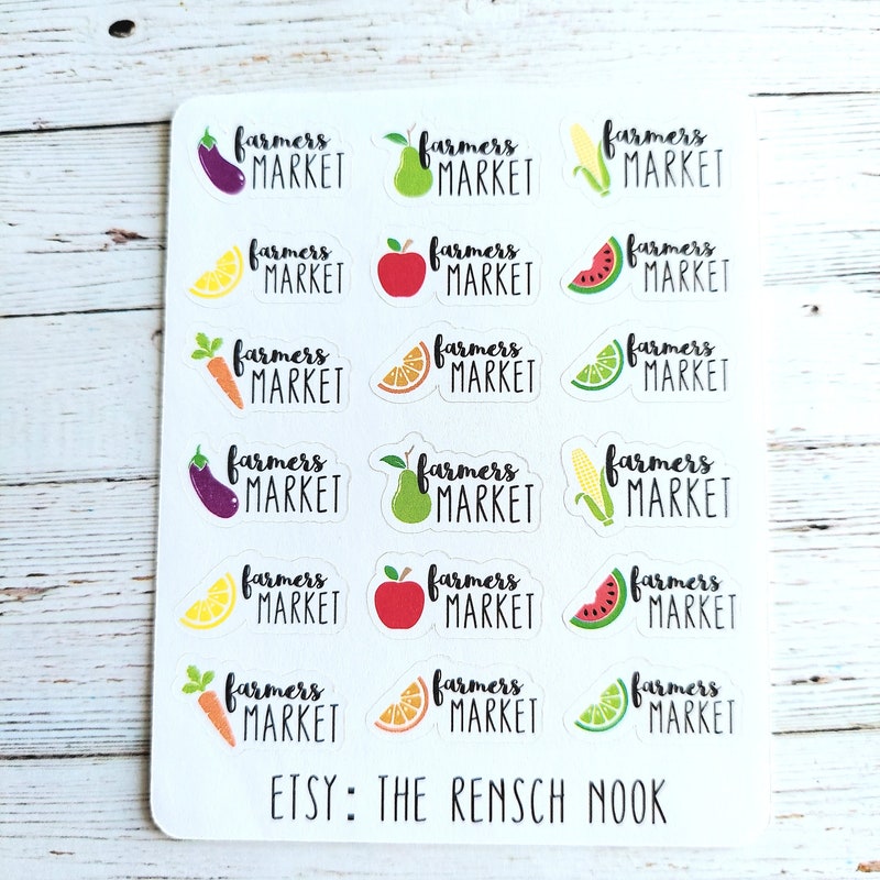 Farmer Sticker - Etsy