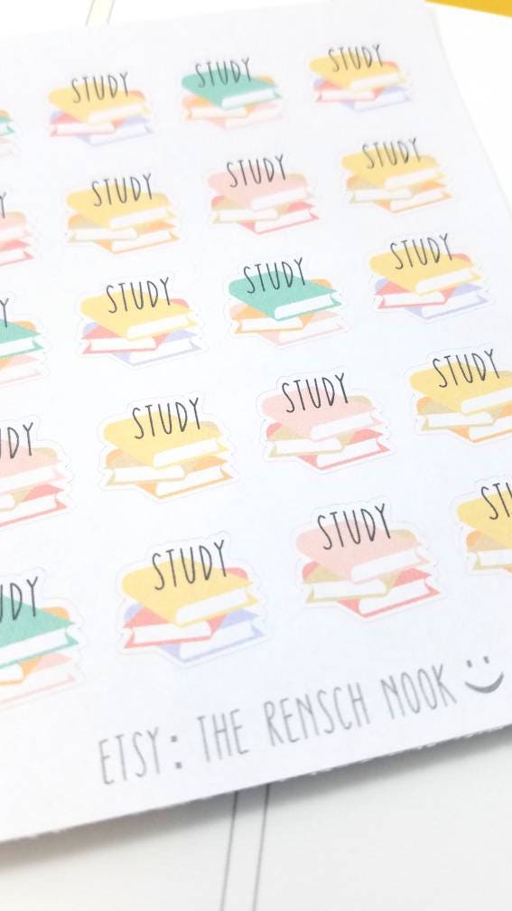 Study Planner Stickers 0029 Teacher and Student Planner - Etsy