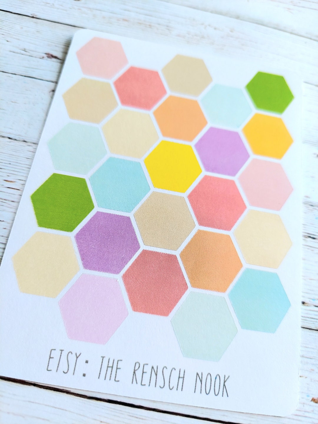 Hexagon Planner Stickers 0103 Gift for Her Daily Planner Student ...
