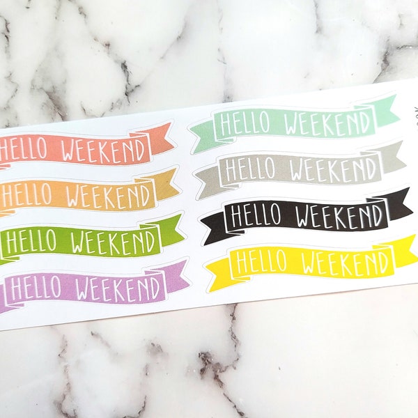 Weekend Banner - Etsy
