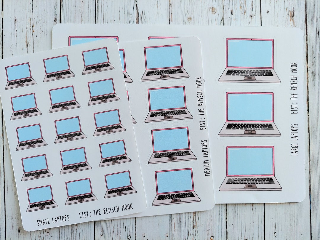 Laptop Planner Stickers – Work From Home Stickers - Etsy