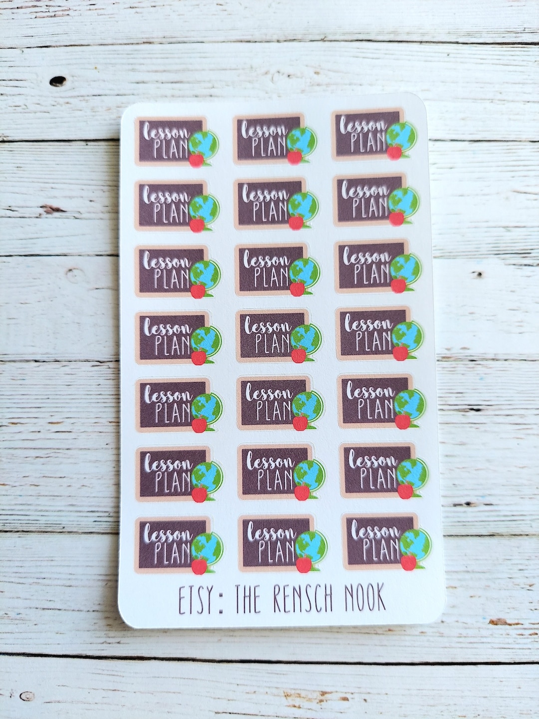 Lesson Plan Planner Stickers - 0106 - Teacher and Student Planner ...